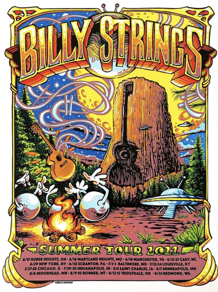 Billy Strings BillyBase - Poster Landing Page