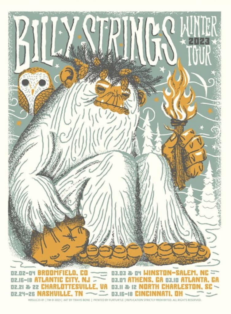 Billy Strings BillyBase - Poster Landing Page