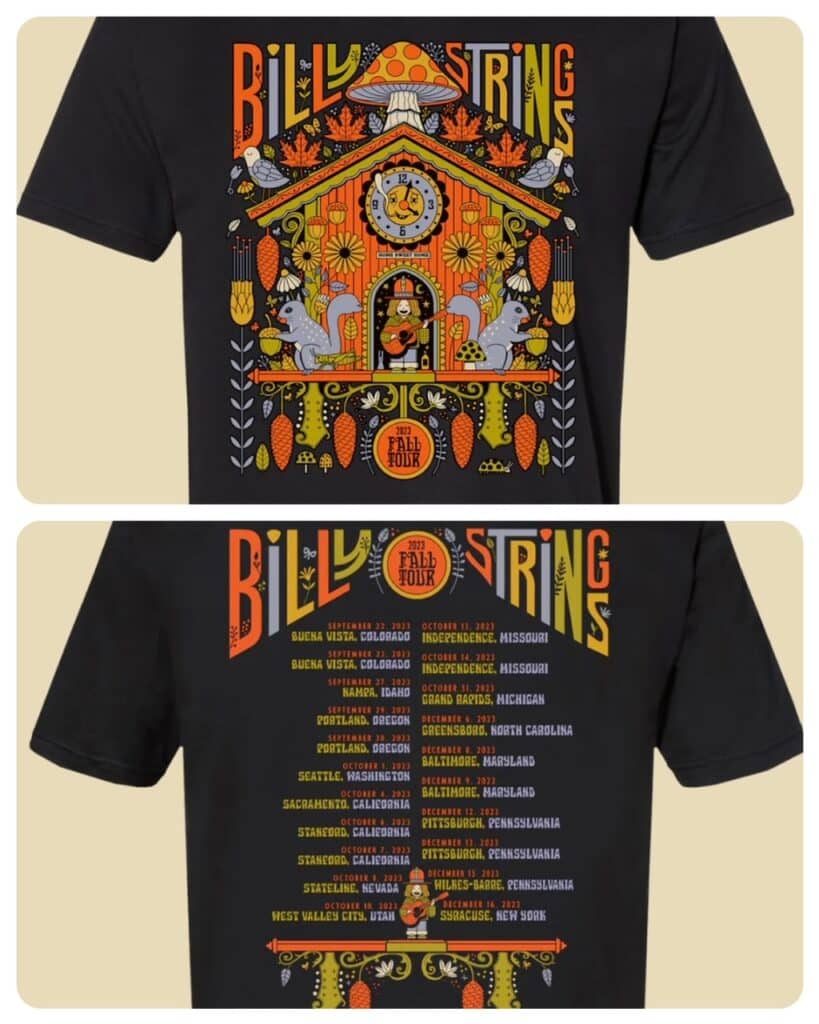 Billy Strings Fall Tour Tee - BillyBase