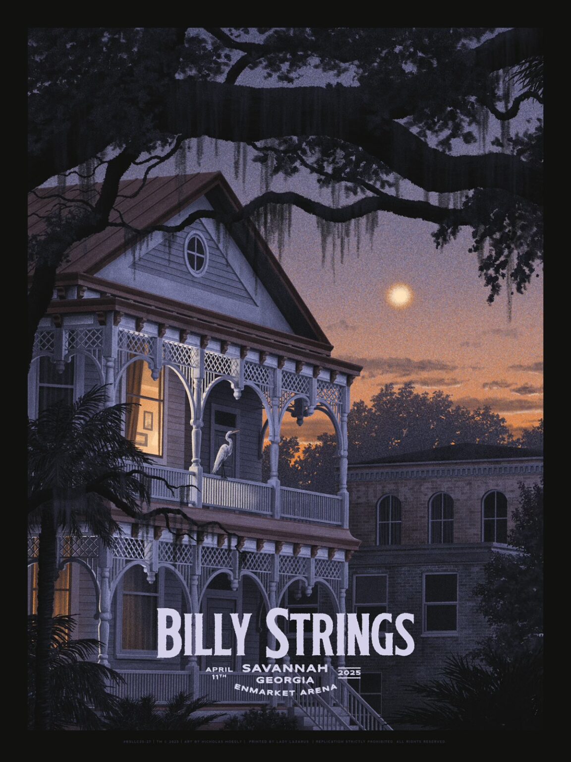 Billy Strings Enmarket Arena 2025 - N1 Regular Poster - BillyBase
