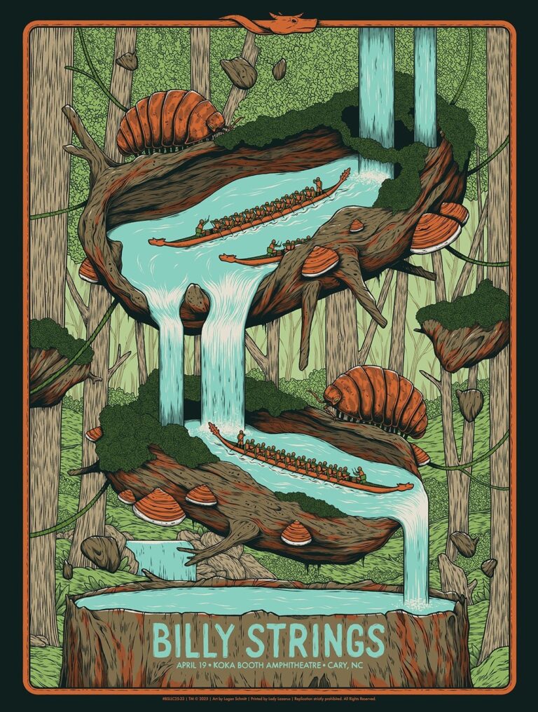 Billy Strings Koka Booth Amp 2025 - N3 Regular Poster - BillyBase