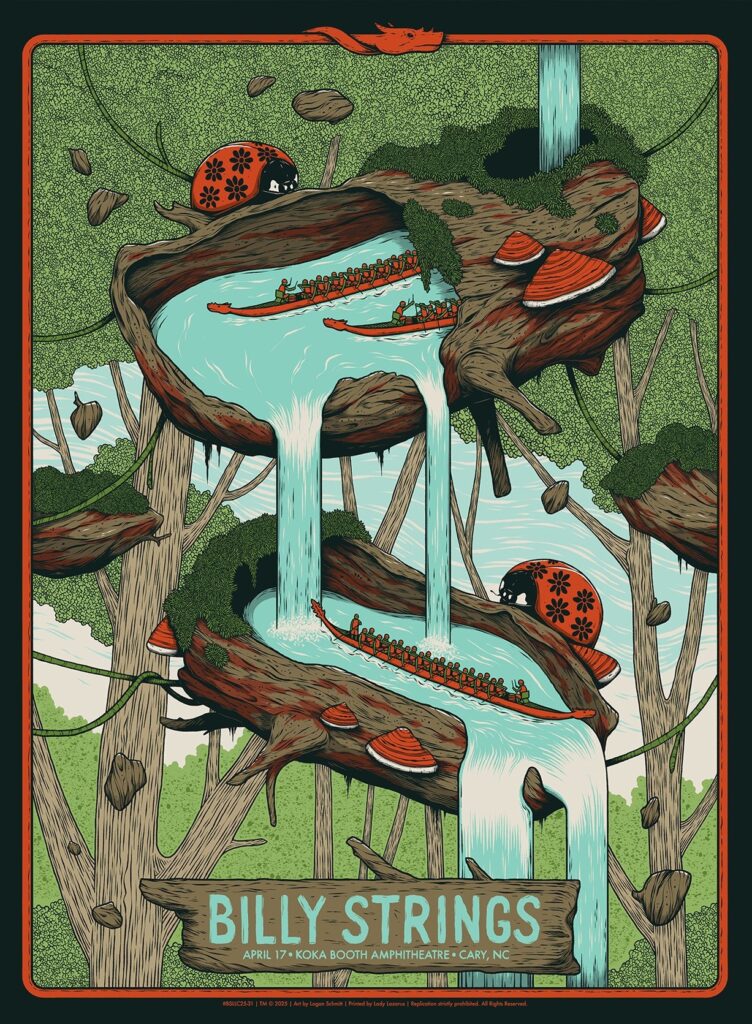 Billy Strings Koka Booth Amp 2025 - N1 Regular Poster - BillyBase